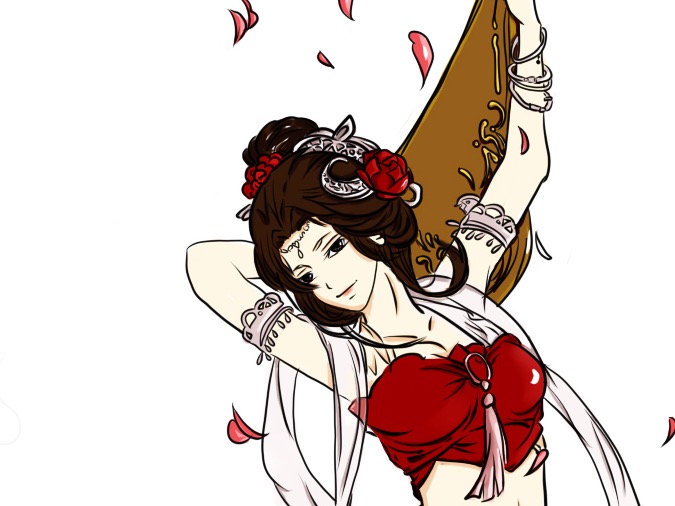 舞女_爱吃肉的小阿柒er-站酷ZCOOL