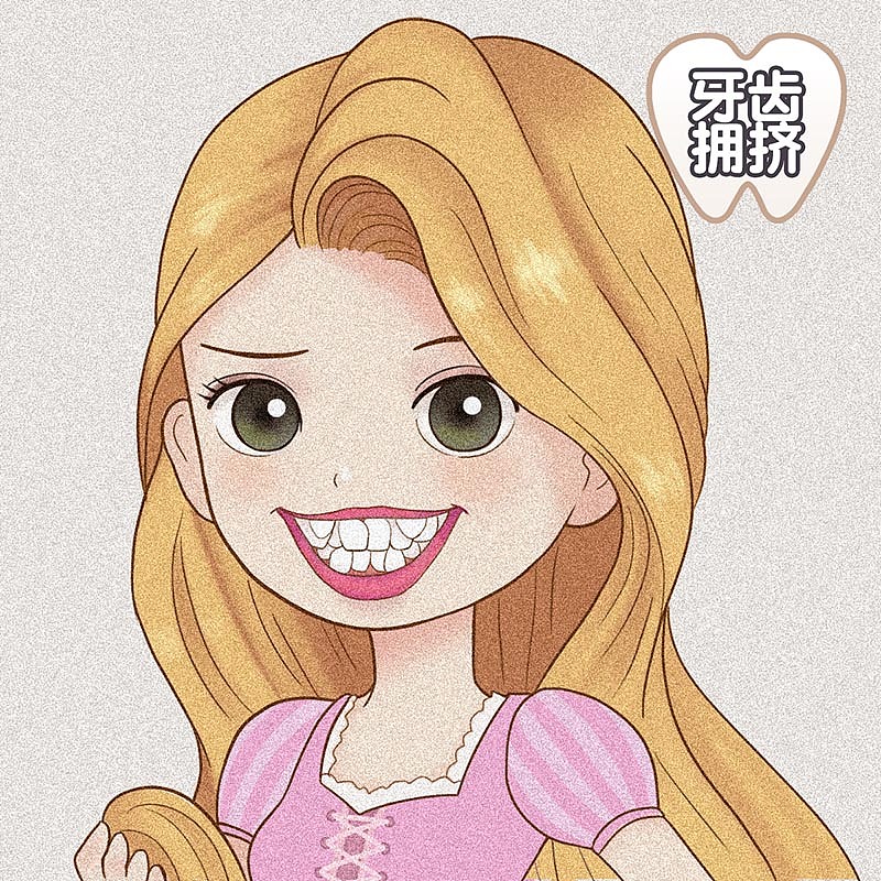 迪士尼公主系列同人恶搞插画头像_Gin_ny-站酷ZCOOL