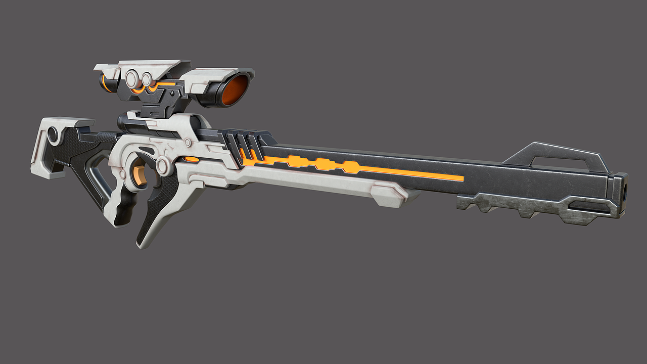 一个敷衍的OW枪支练习_敷衍学大师-站酷ZCOOL