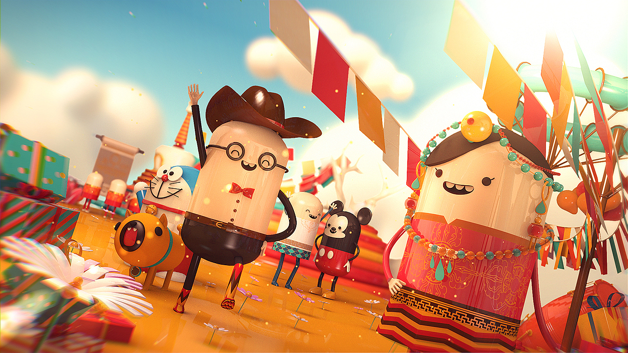 西藏卫视《邦锦梅朵》片头_Poyo-站酷ZCOOL