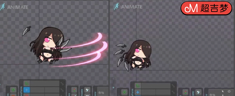 spine动画游戏2D骨骼龙骨动画_超吉梦-站酷ZCOOL