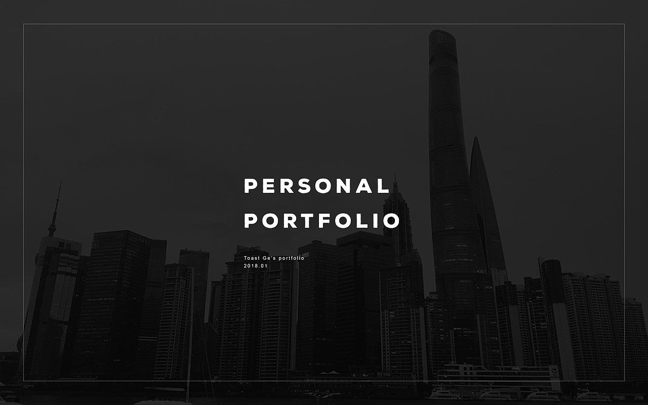 Personal Portflio_切片等于土司-站酷ZCOOL