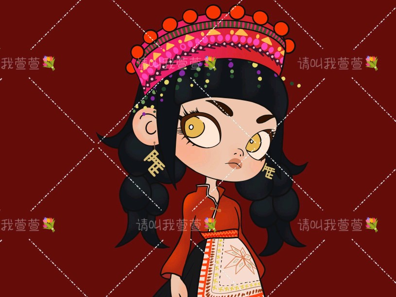 瑶族ip形象_请叫我萱萱-站酷ZCOOL