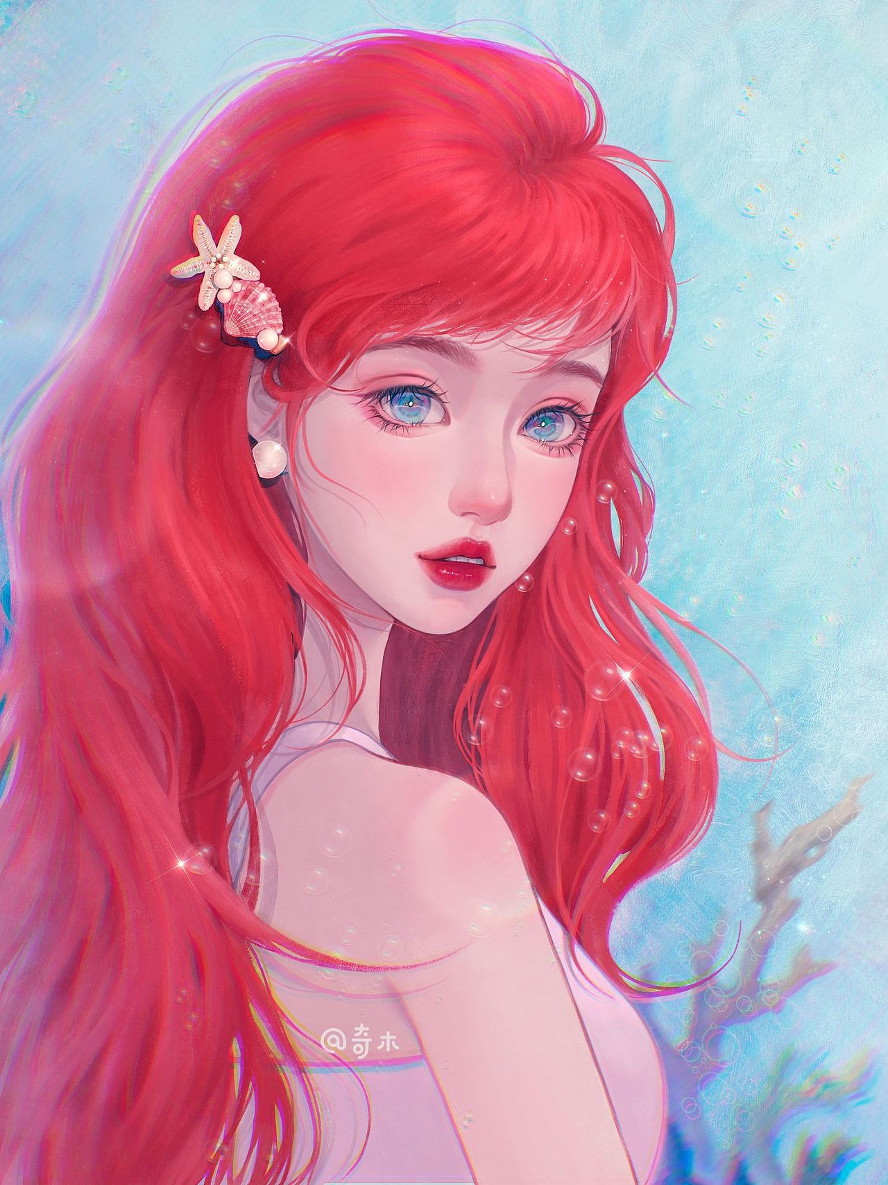 小美人鱼_尤铃奇木-站酷ZCOOL