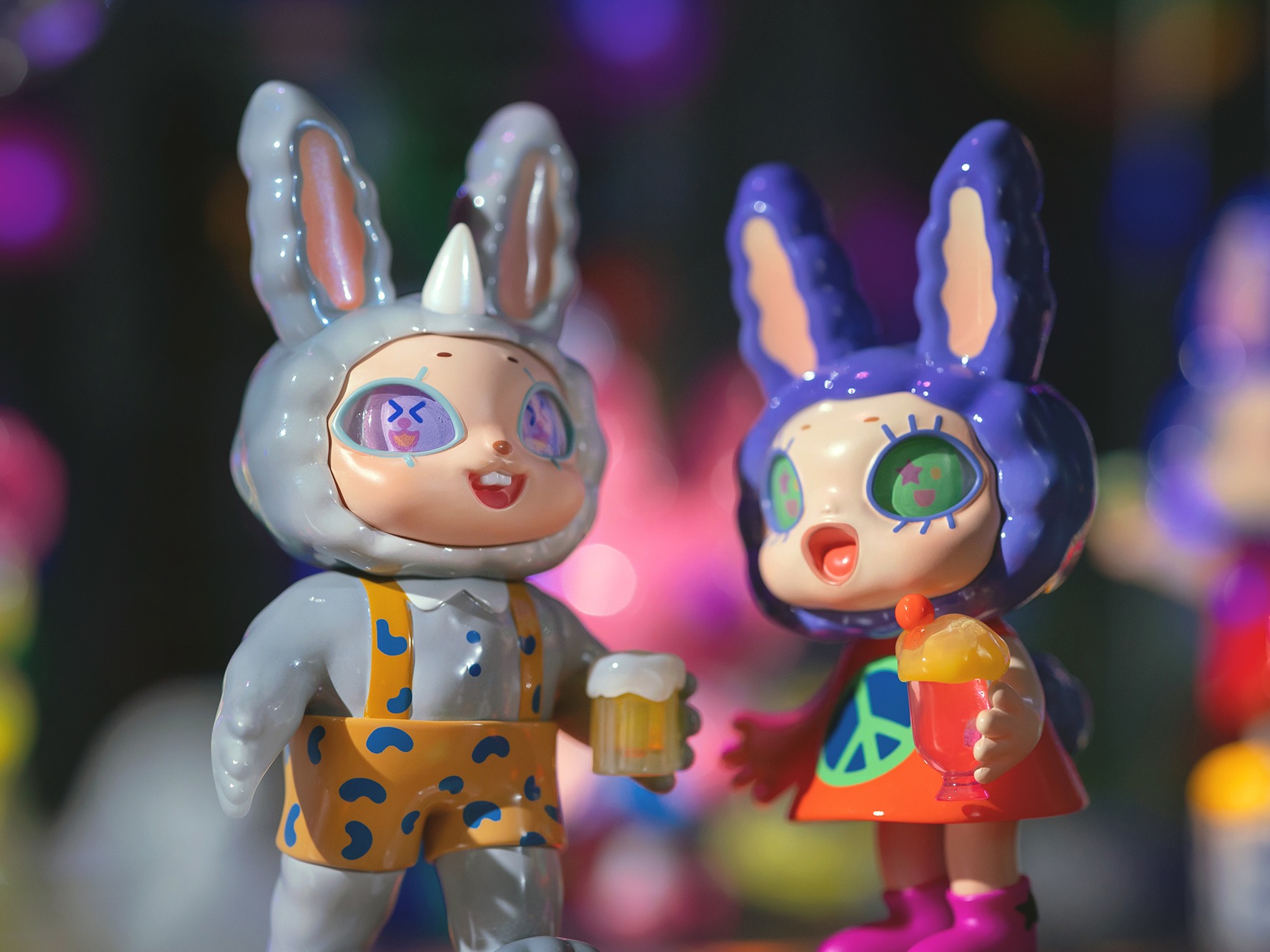 【潮玩摄影】YEAOHUA-Agan电音派对盲盒_silvi丁-站酷ZCOOL