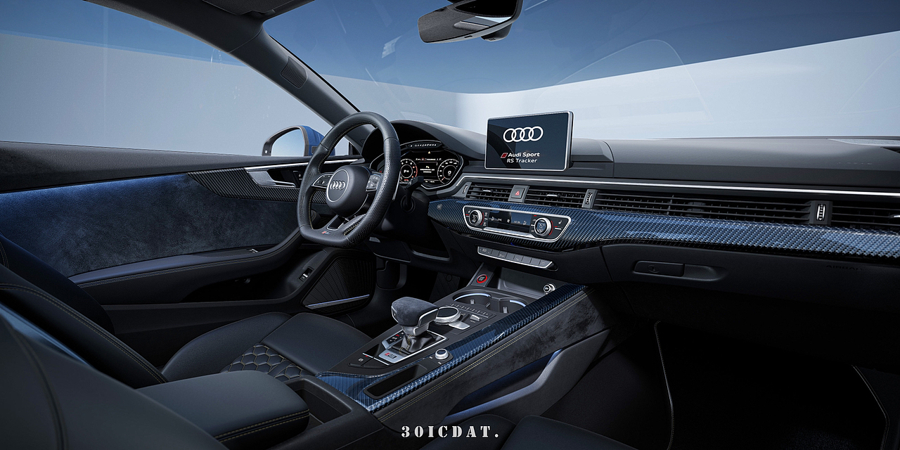奥迪RS5-内饰 UE5_30ICDAT-站酷ZCOOL