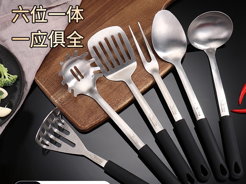 不锈钢厨具6件套拍摄/厨房用品餐具_百微商业摄影-站酷ZCOOL
