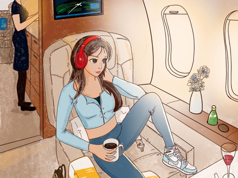 Beauty in the jet_REDWING赤翼-站酷ZCOOL