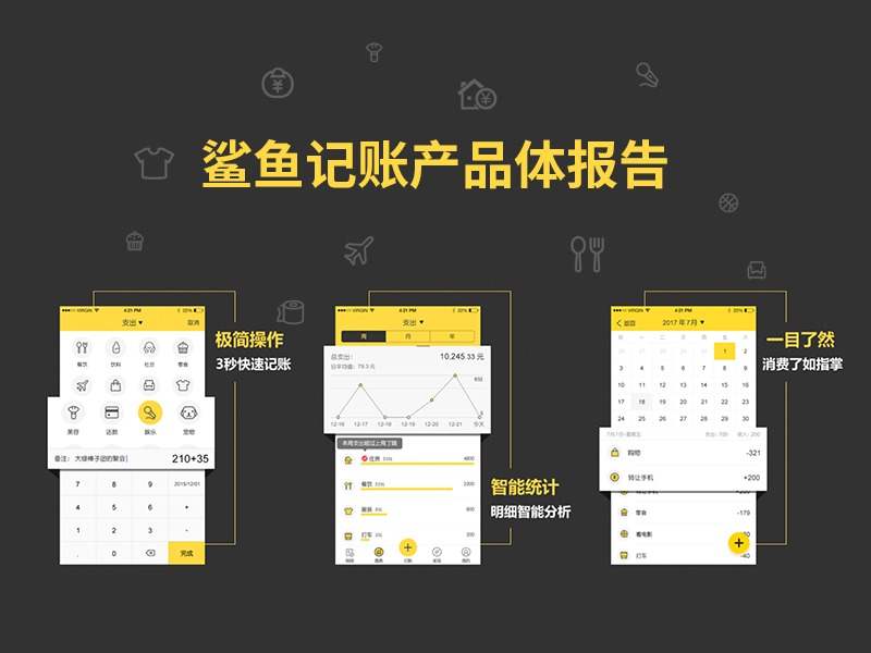 鲨鱼记账产品体验报告_karman009-站酷ZCOOL