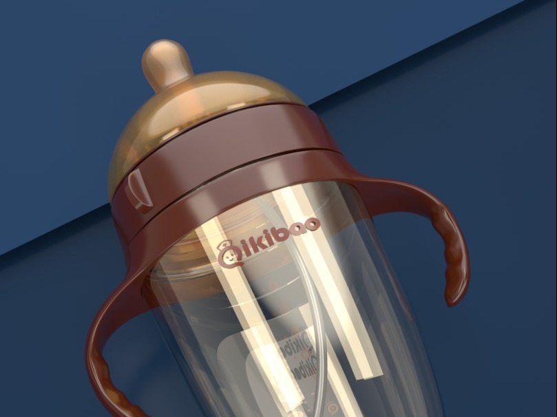 Qikibao 奇琦宝 ppsu奶瓶C4D建模渲染_ssscjy-站酷ZCOOL