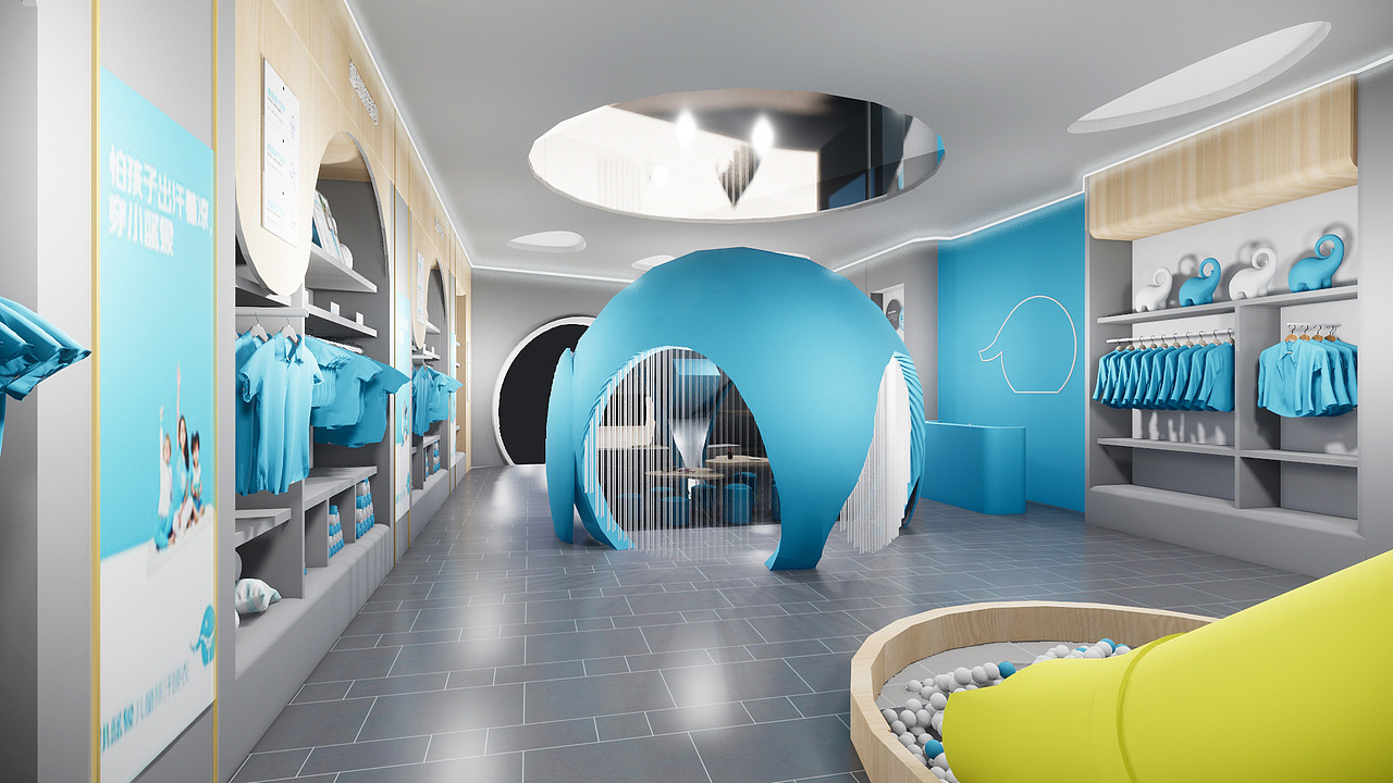 原创空间｜小蓝象儿童睡衣品牌店铺_GINA阿奇-站酷ZCOOL