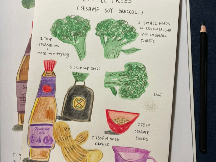 手绘食谱Vol.14 LITTLE TREE_元气乔伊-站酷ZCOOL