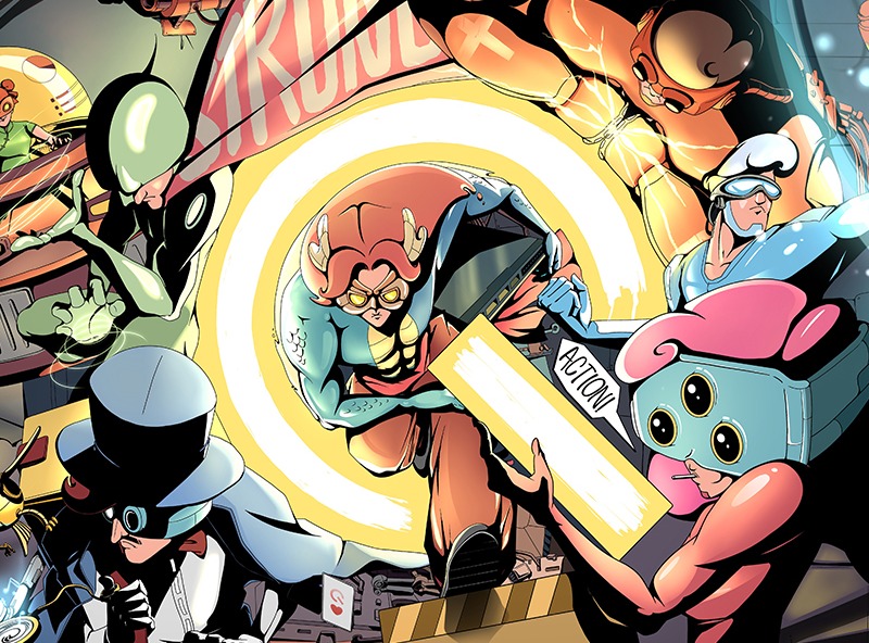 Q能英雄集结 强悍登场_Vesign方勒个大超-站酷ZCOOL