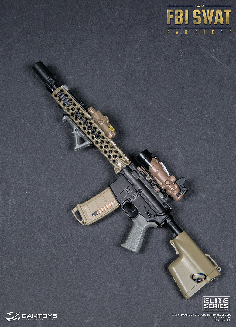 美国圣迭戈 FBI联邦调查局 - SWAT探员_DAMTOYS-站酷ZCOOL