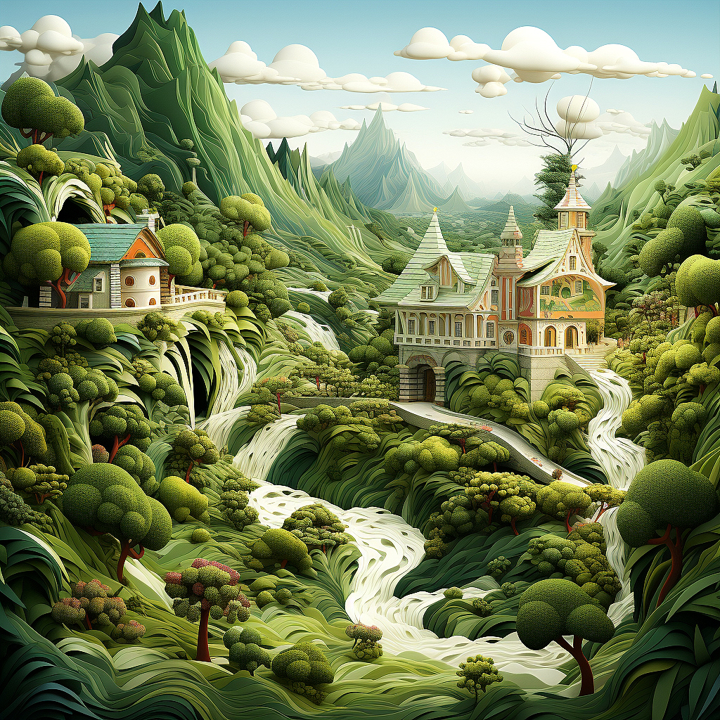 brian demp的数字作品以富有想象力的风景_Aliban-站酷ZCOOL