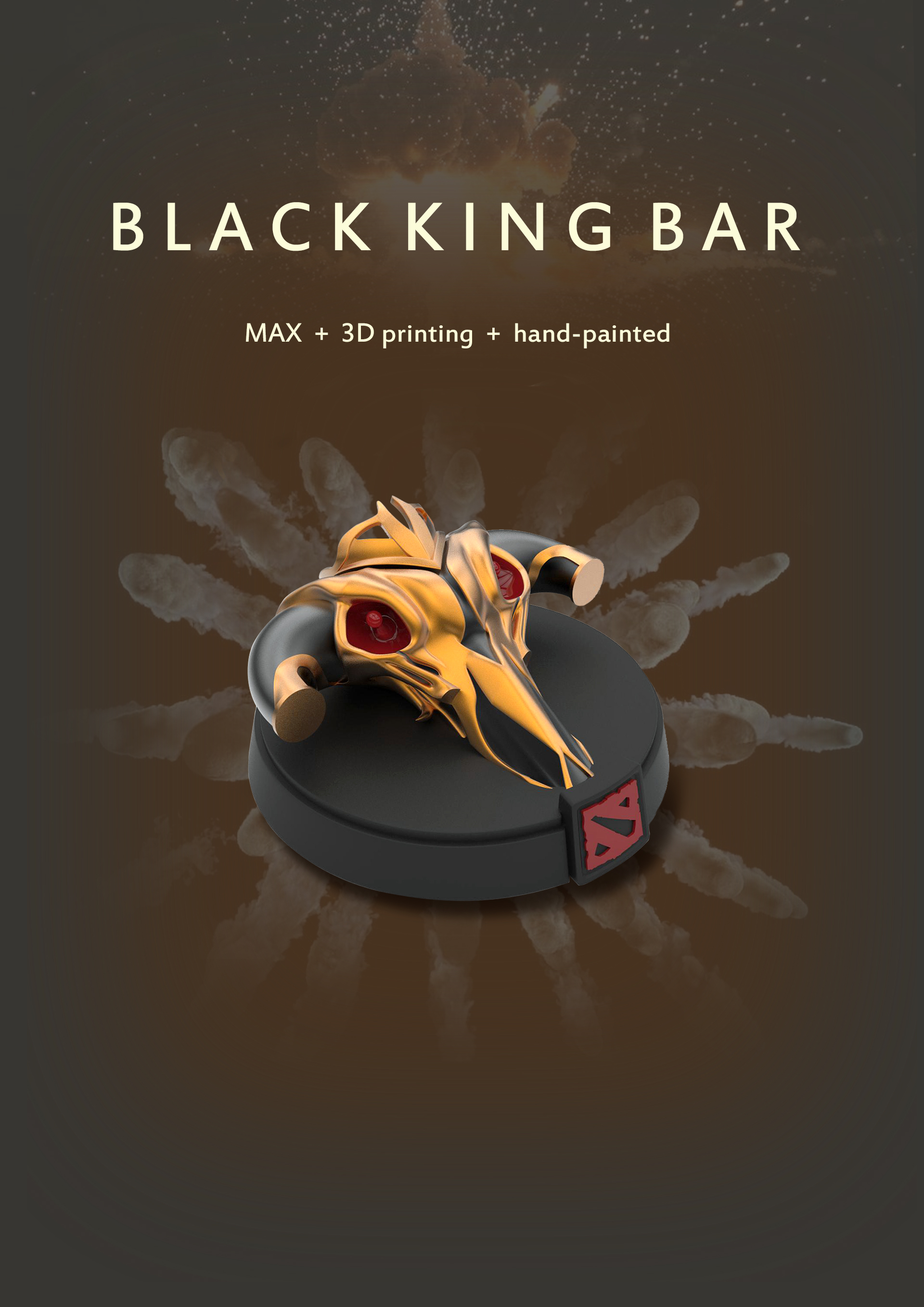 3D建模+打印相关 DOTA2 BKB 刃甲 钢铁佩奇_HOYOMAX-站酷ZCOOL