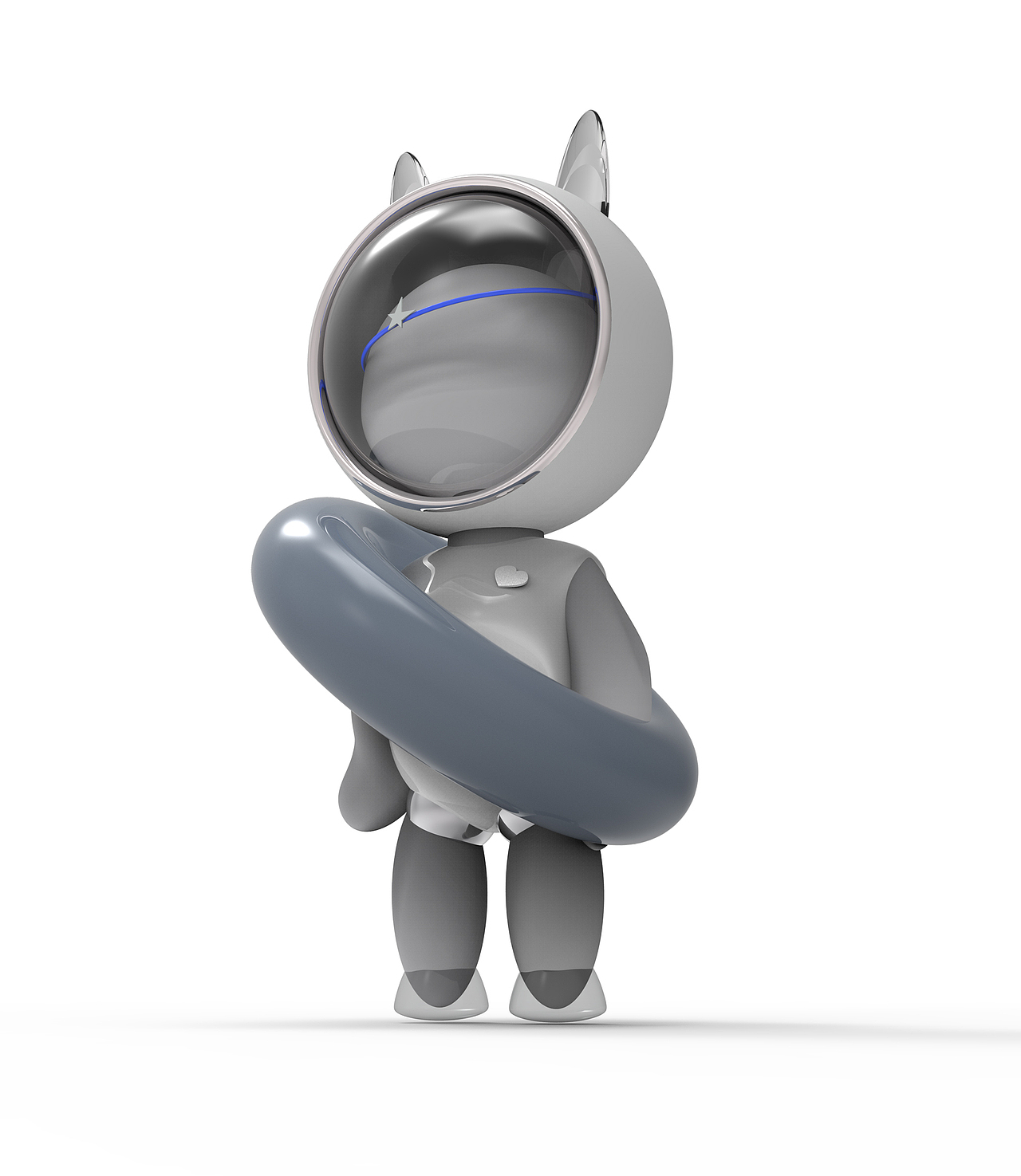 流浪的兔子x立体IPx孤独的星星_稚鱼呀-站酷ZCOOL