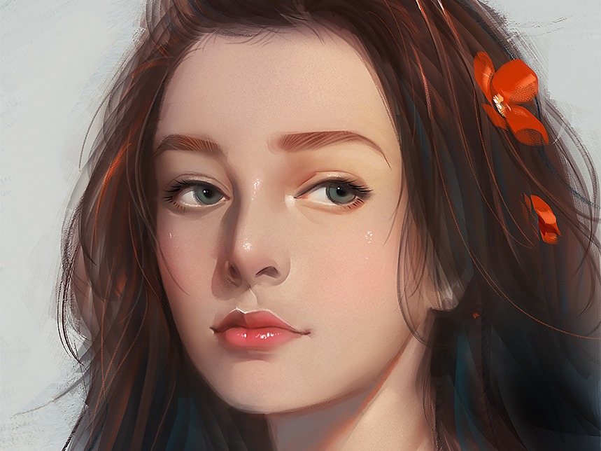 少女_Peter肖吉-站酷ZCOOL