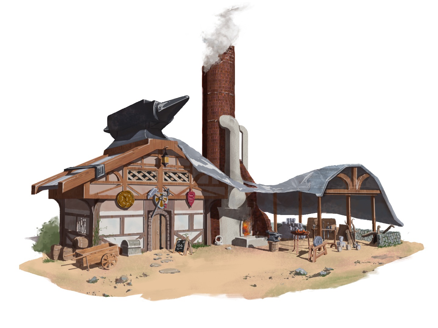 铁匠铺_幻Lin-站酷ZCOOL