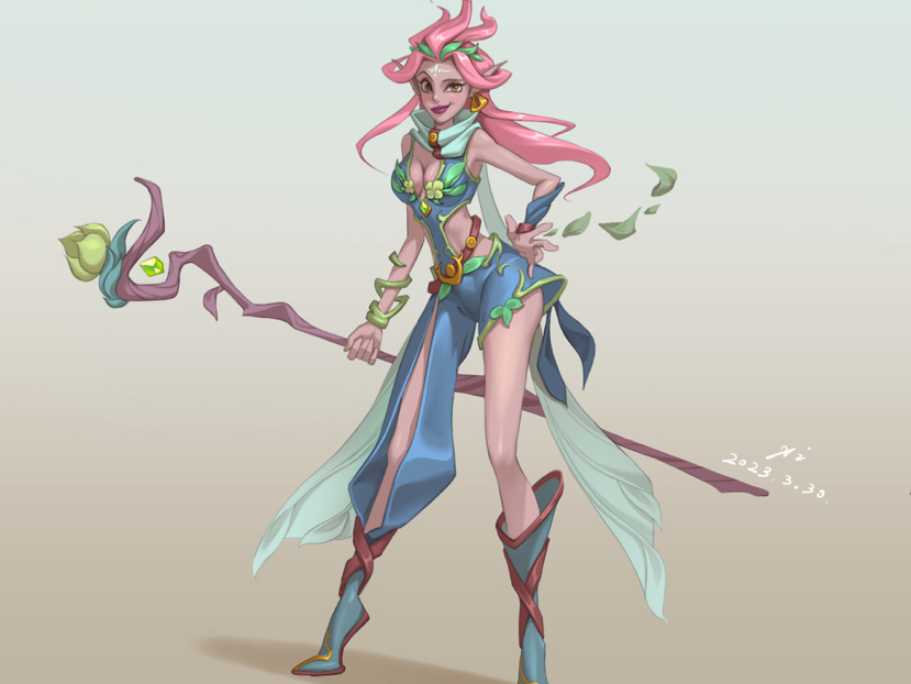 法师_xi插画师-站酷ZCOOL