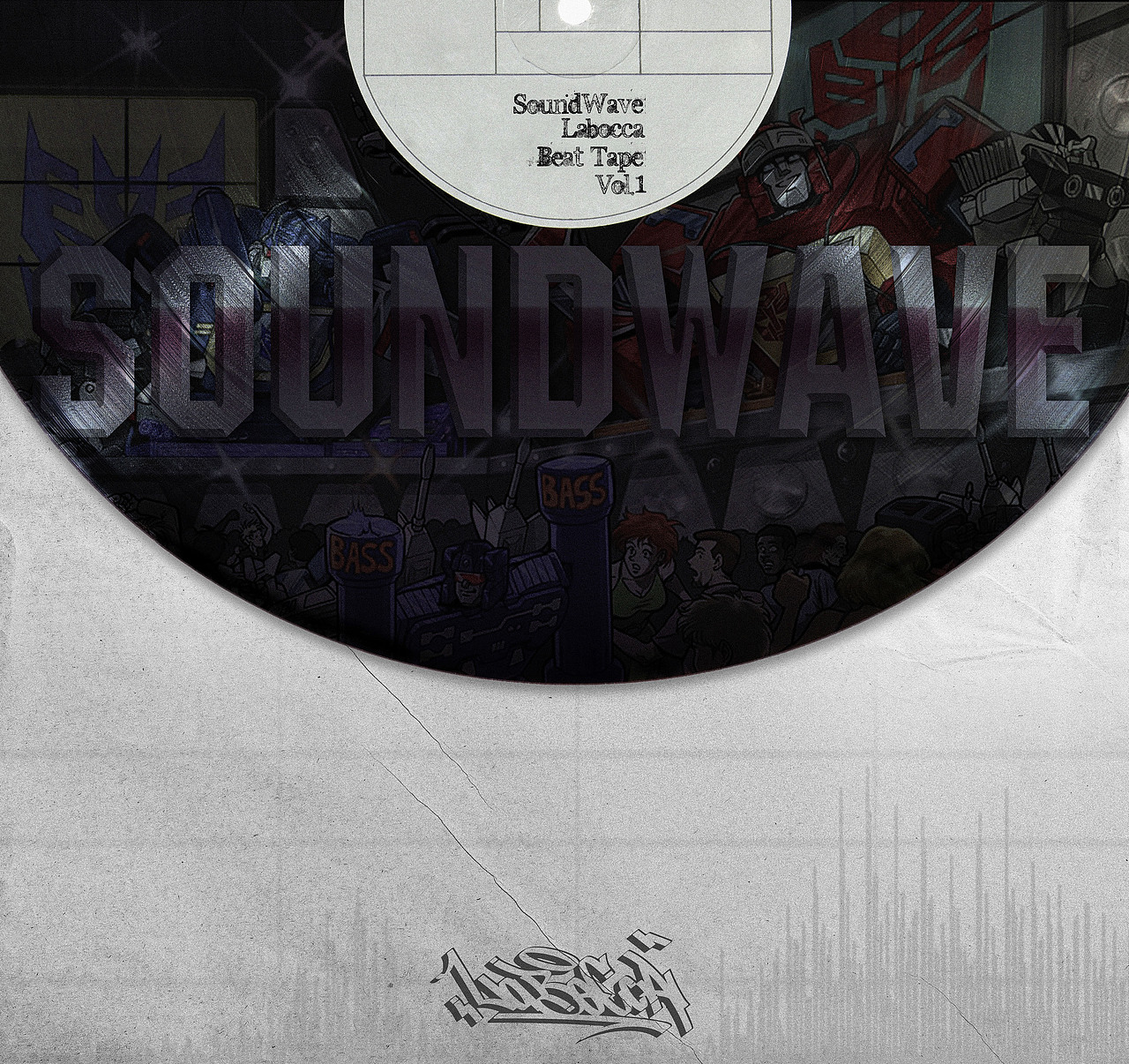 SOUNDWAVE Beat tape封面设计_格拉夫-站酷ZCOOL