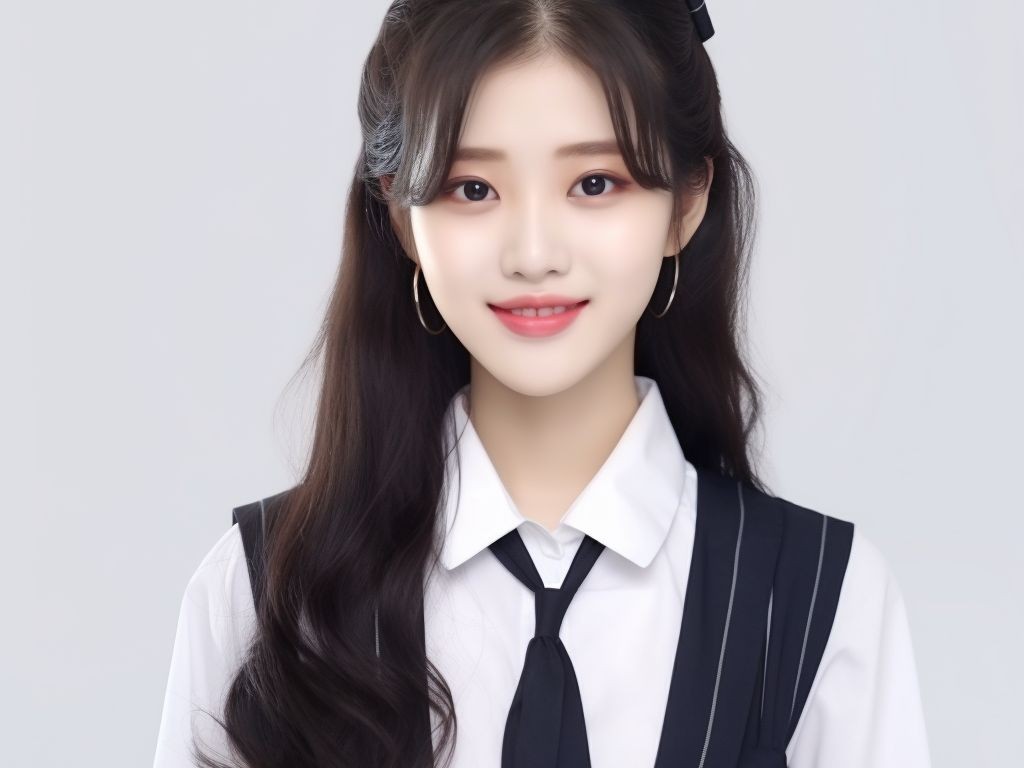 甜美韩系证件照_梨七i-站酷ZCOOL