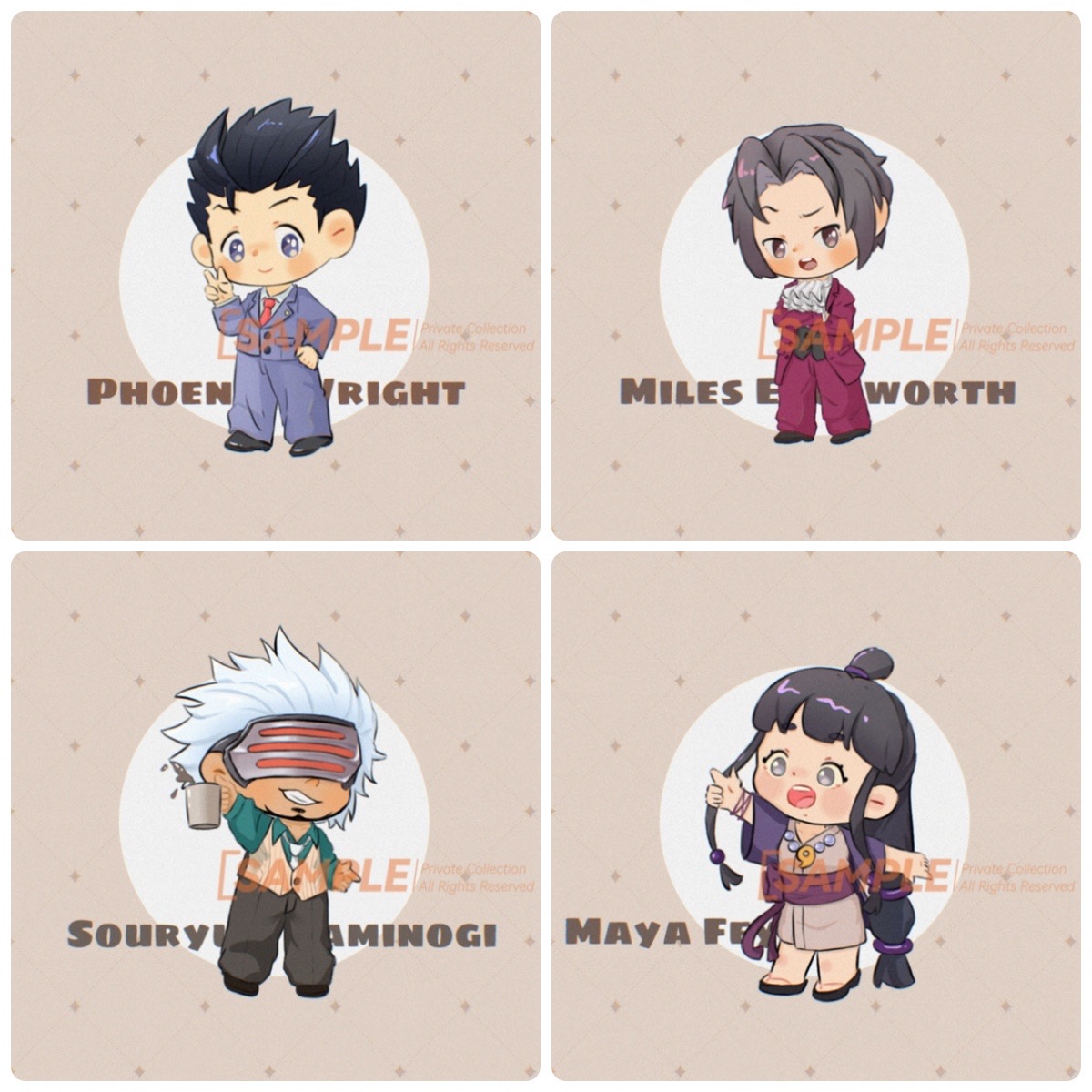 逆转裁判小鼻噶_Sharpay夏培培-站酷ZCOOL