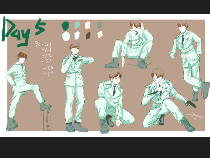 #速写60天挑战赛# Day5@速写班长_风铃冰泪-站酷ZCOOL