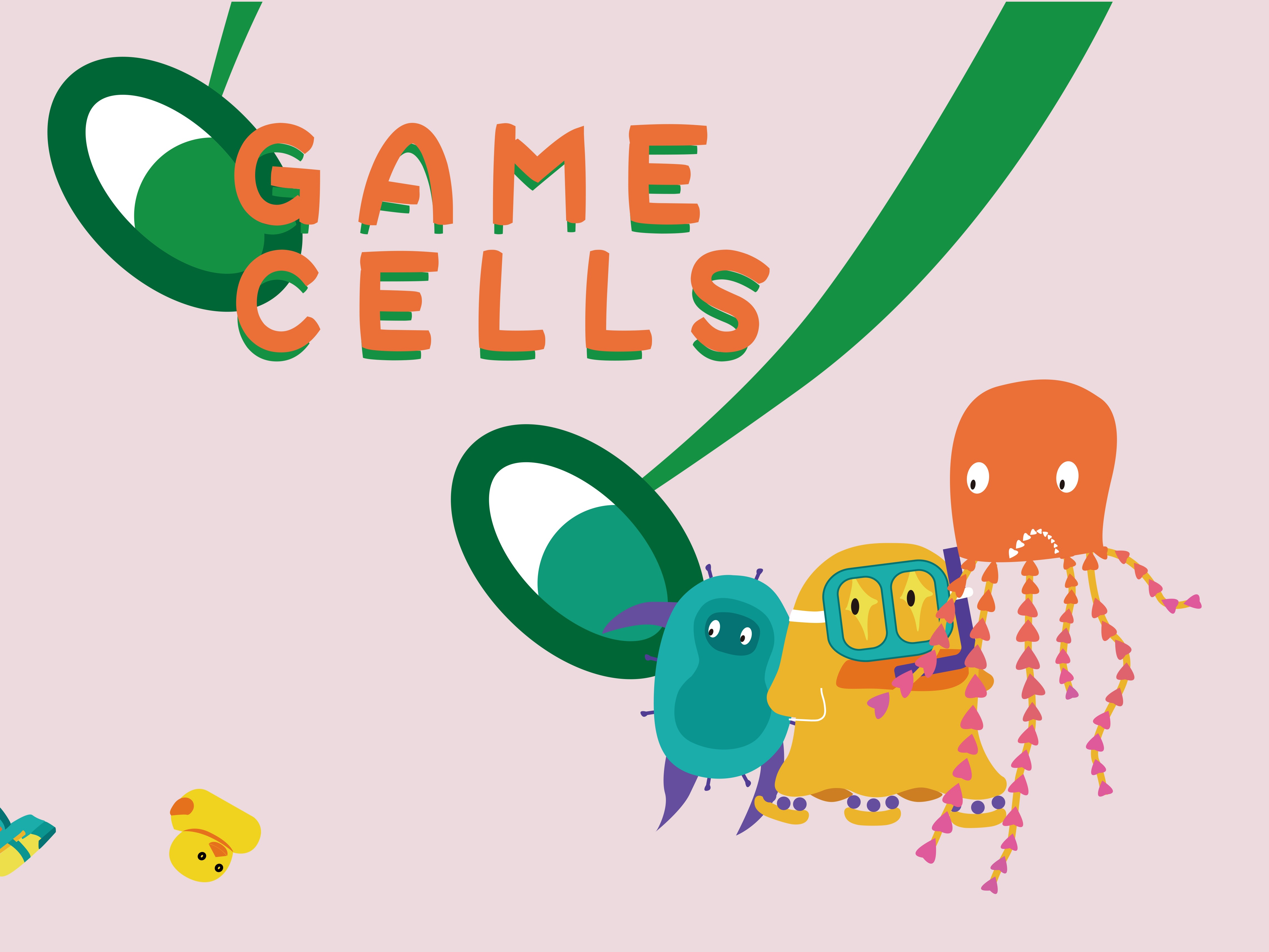 插画——Game Cells 游戏细胞_AdriannaQian-站酷ZCOOL