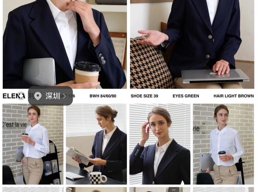 10.11外模资料更新 跨境电商外模拍摄_外模经纪人Joshua-站酷ZCOOL