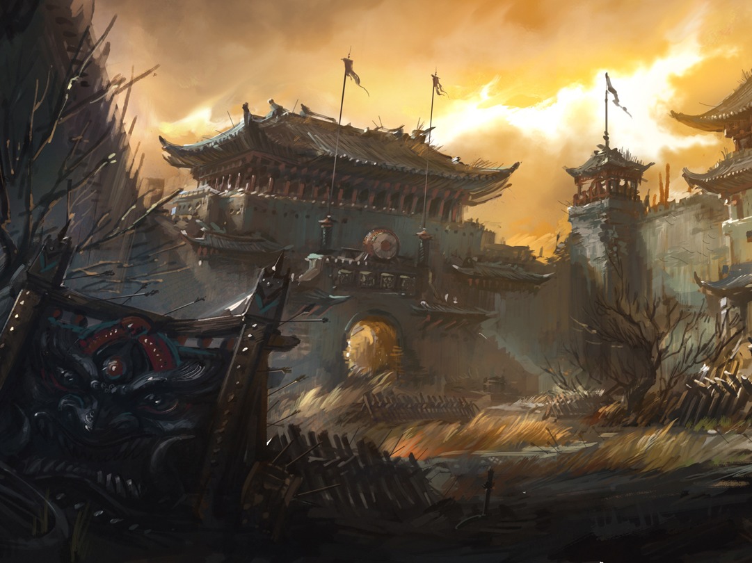 废弃的古城要塞 _GAO以灵-站酷ZCOOL