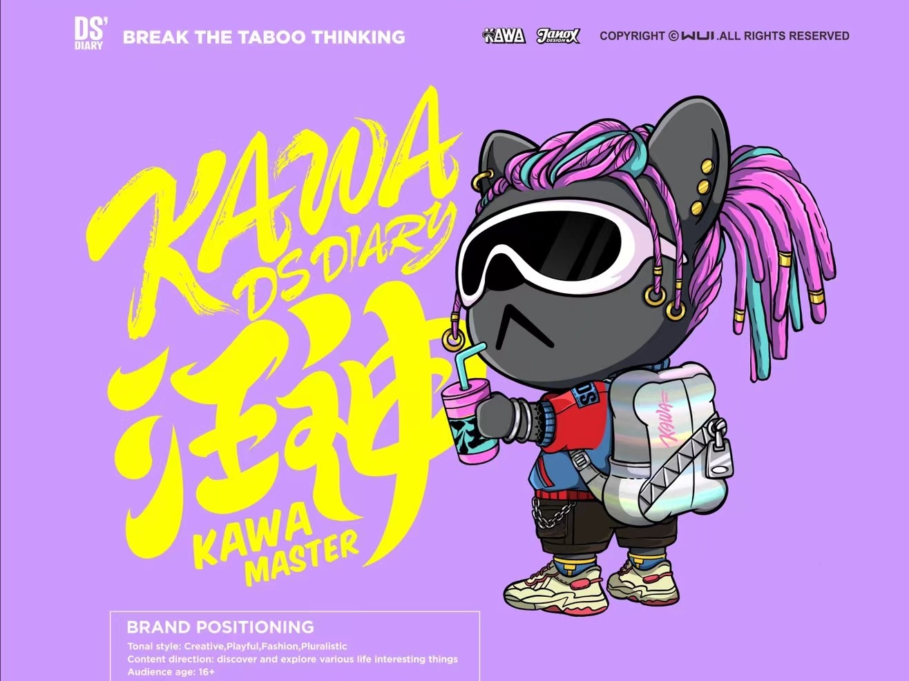 汪神加更~KAWA-MAN继续炸街！无畏敢野~_狗狗日记-站酷ZCOOL