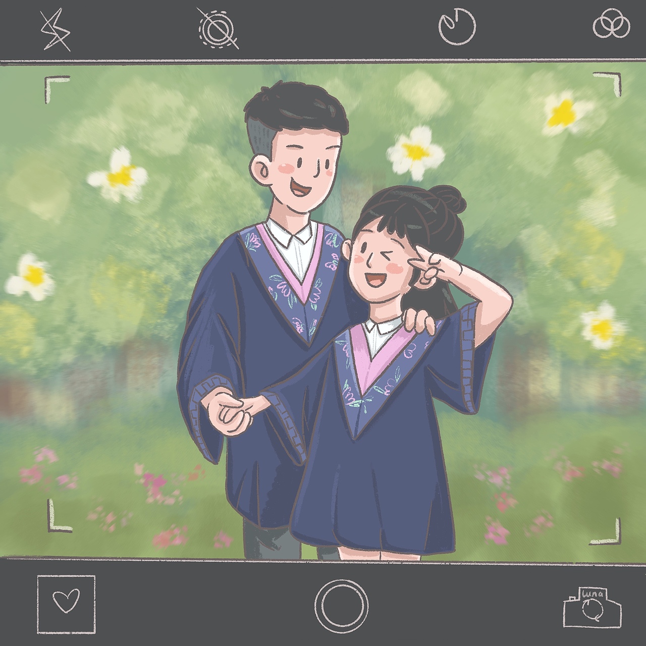 从同学到恋人到永远在一起_小羽luna-站酷ZCOOL