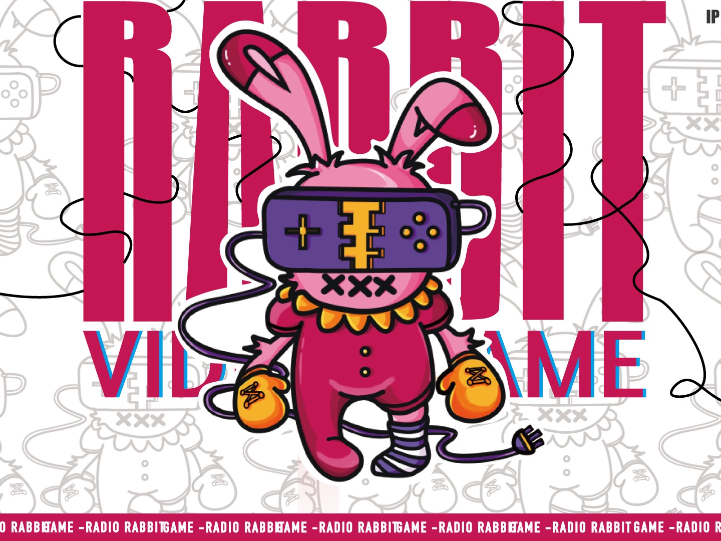 电玩兔 / IP形象设计_奥利给gigi-站酷ZCOOL