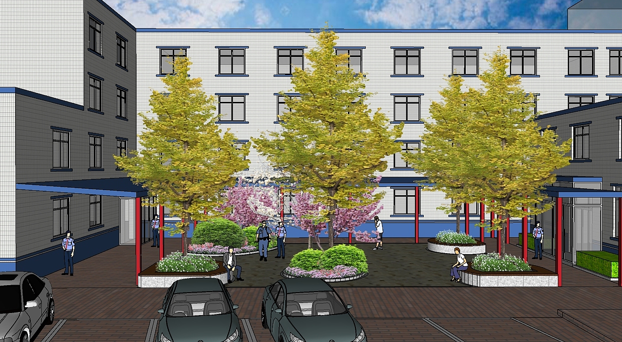 大钟寺派出所效果_优雅以成风-站酷ZCOOL