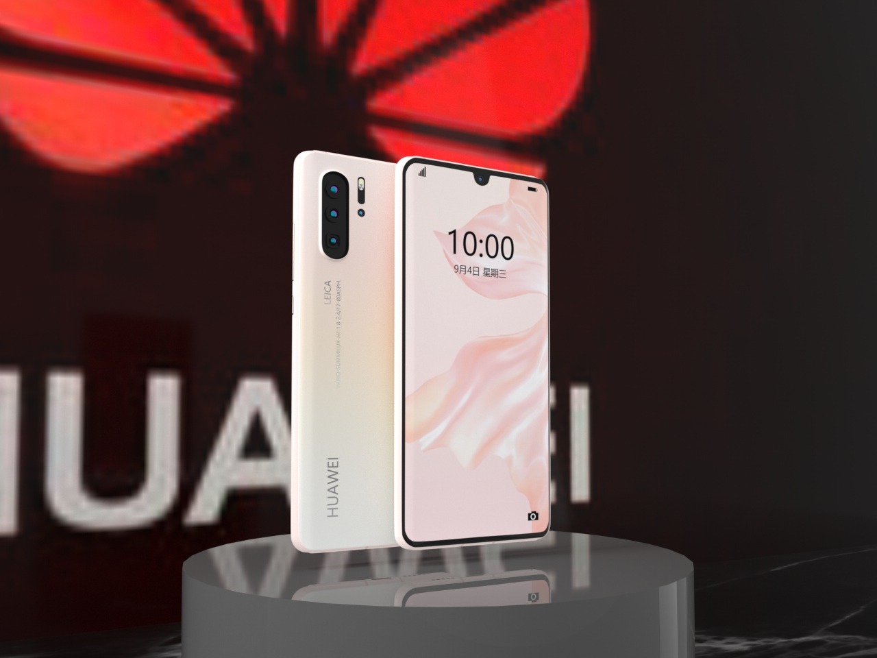 华为P30手机C4D建模+oc渲染_潮鑫呀-站酷ZCOOL