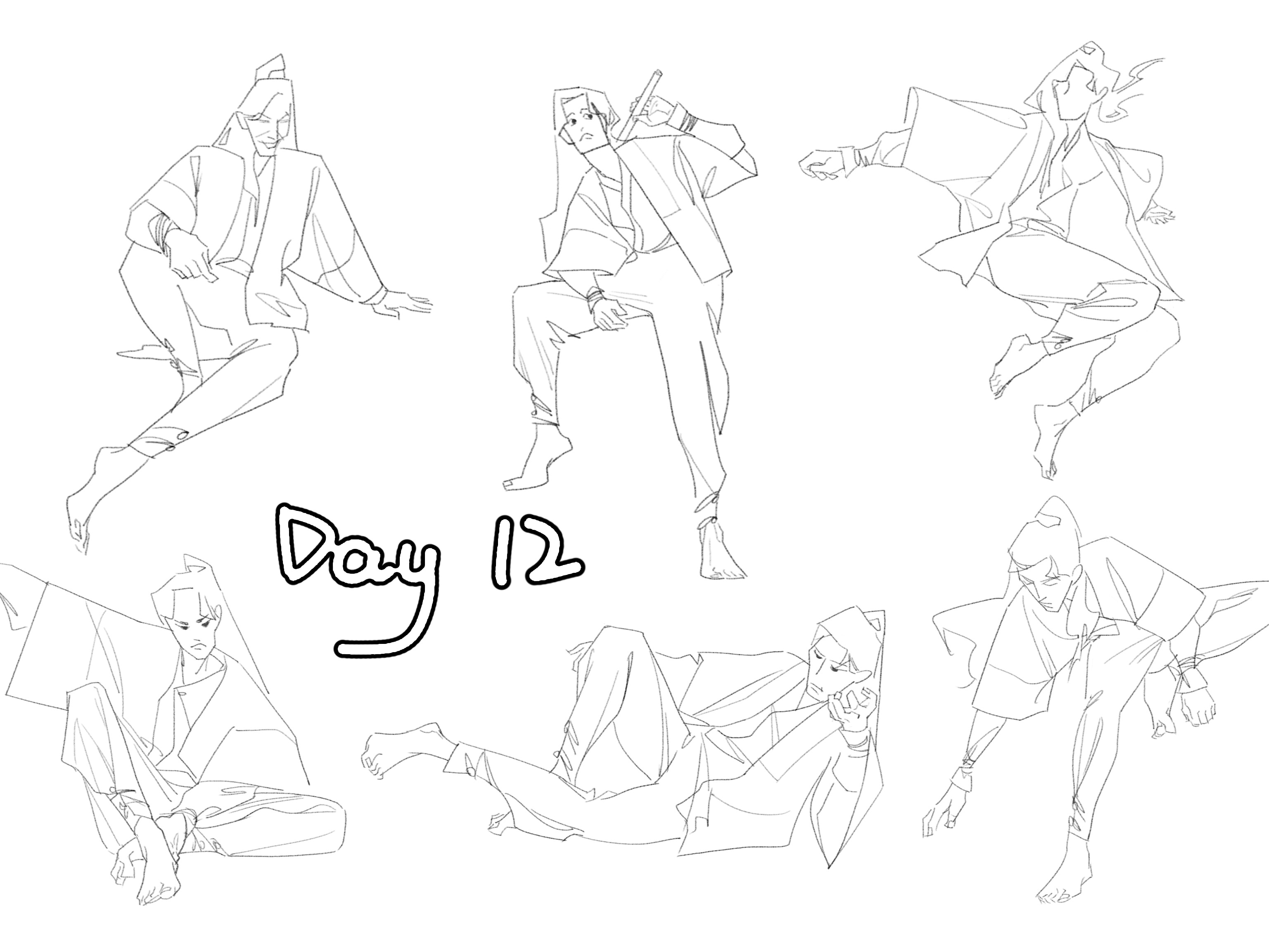 #速写60天挑战赛#day12@速写班长_清方凭凭凭-站酷ZCOOL