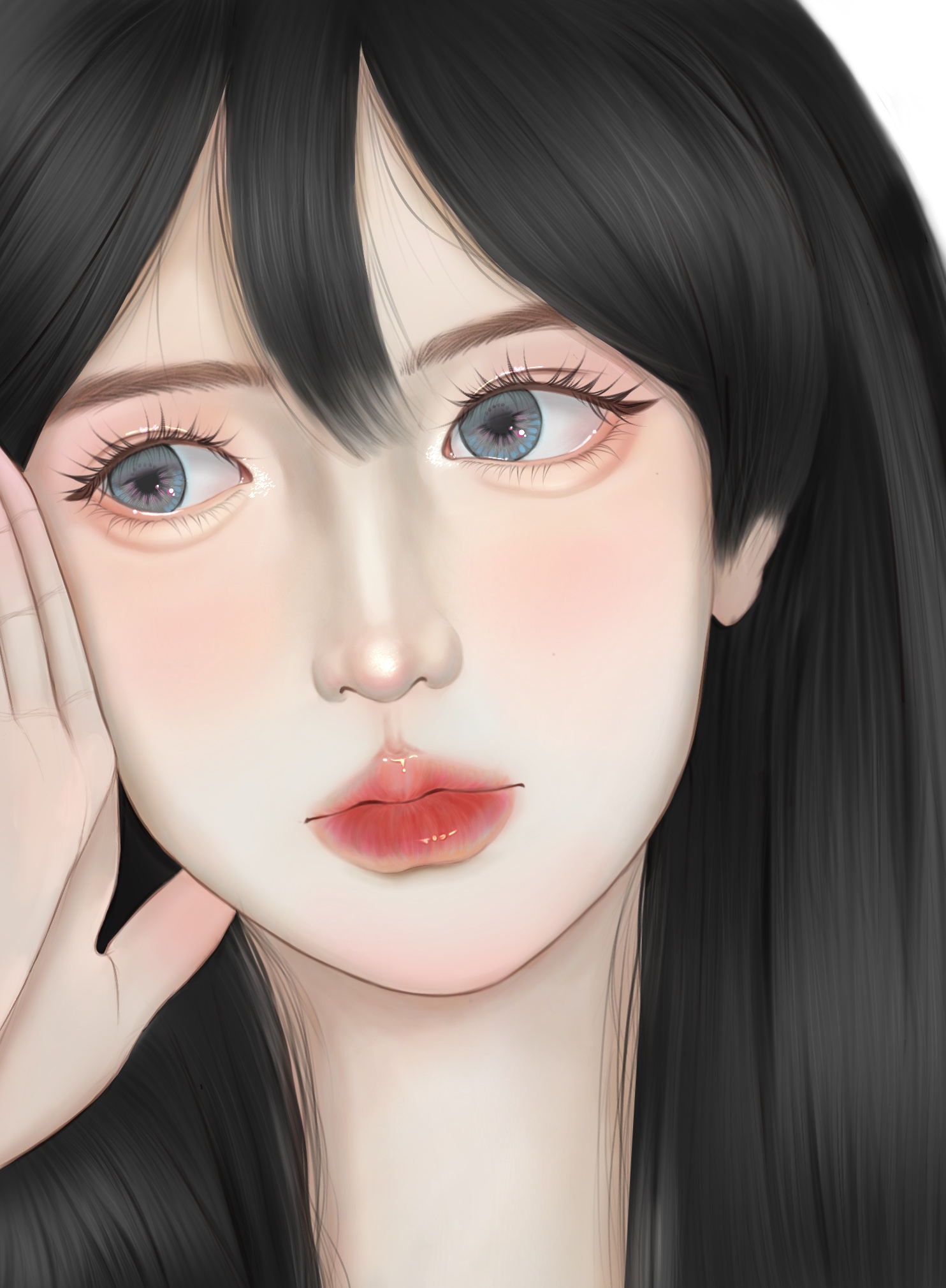 半厚涂头像约稿_零一ccc-站酷ZCOOL