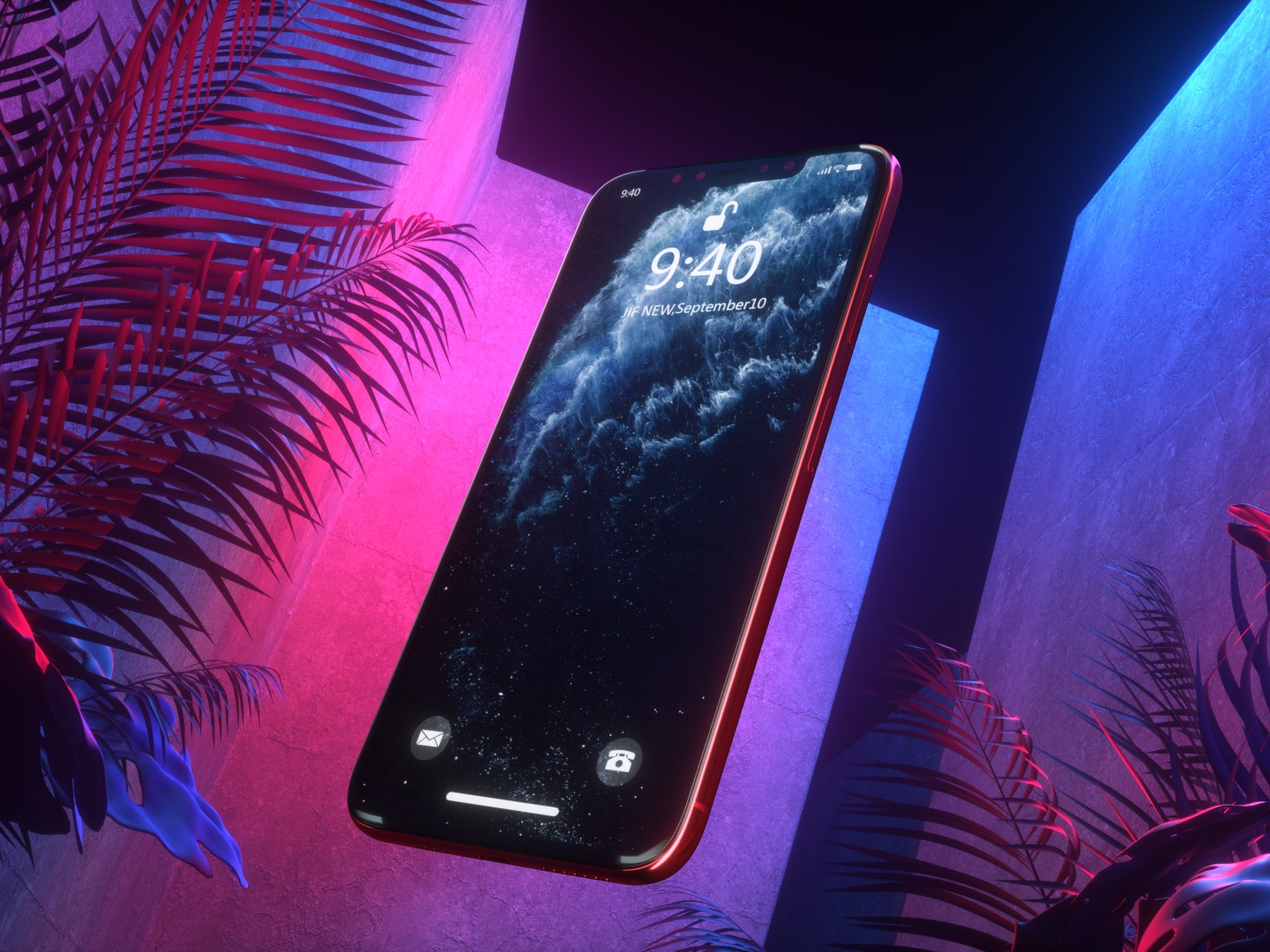 Iphone 11 pro red 临摹_JIF如果-站酷ZCOOL