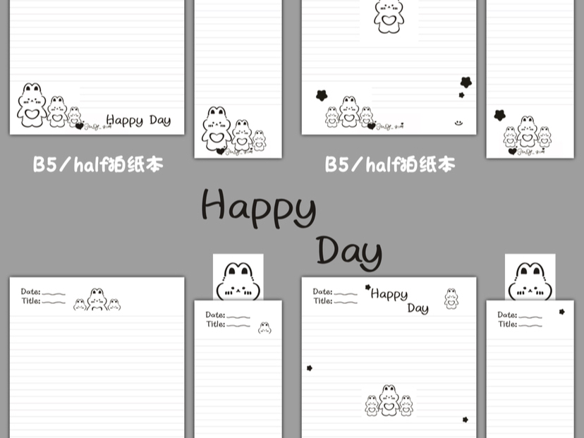 原创拍纸本｜Happy Day_SanDy_宋小胖-站酷ZCOOL