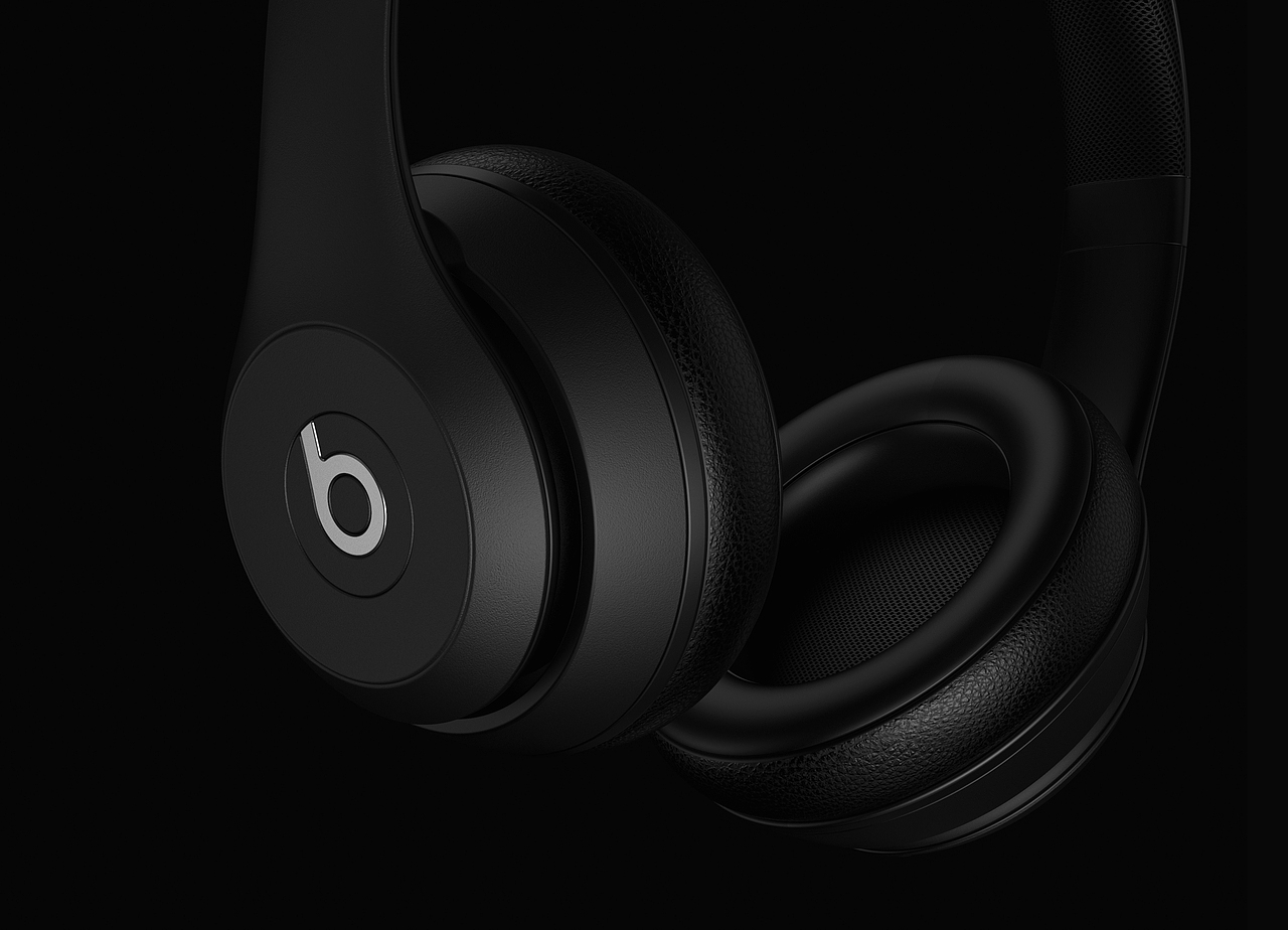 Beats Solo3 Wireless头戴式耳机渲染|三维|产品|爱生活的MrTan_原创作品-站酷ZCOOL