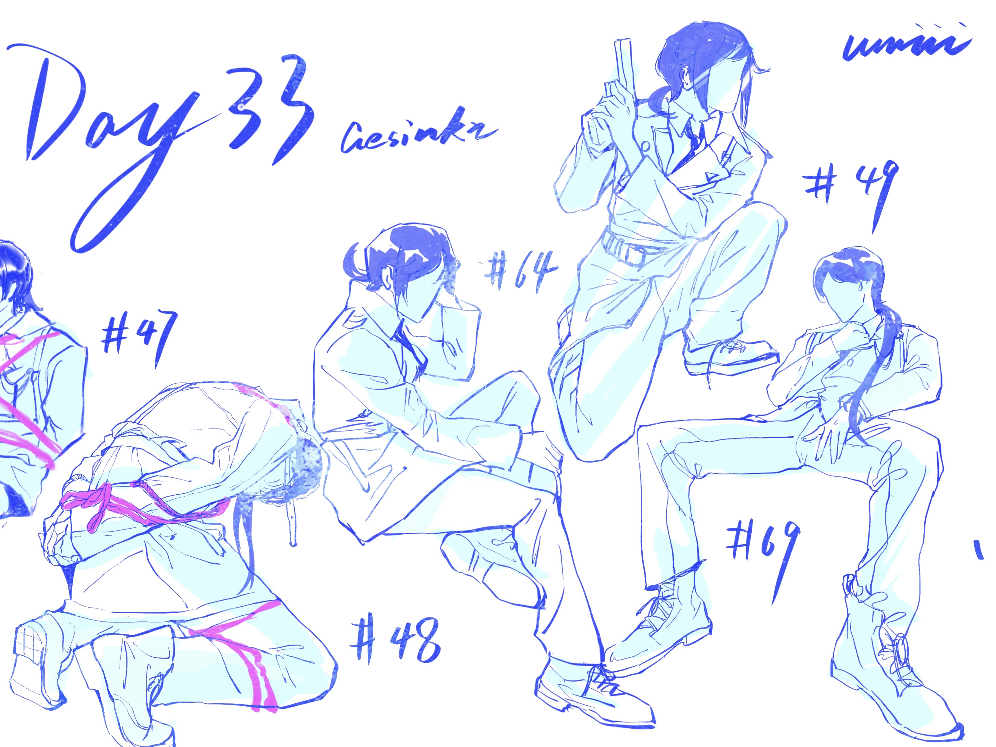 速写60天挑战赛Day33_Umi今天画画了吗-站酷ZCOOL