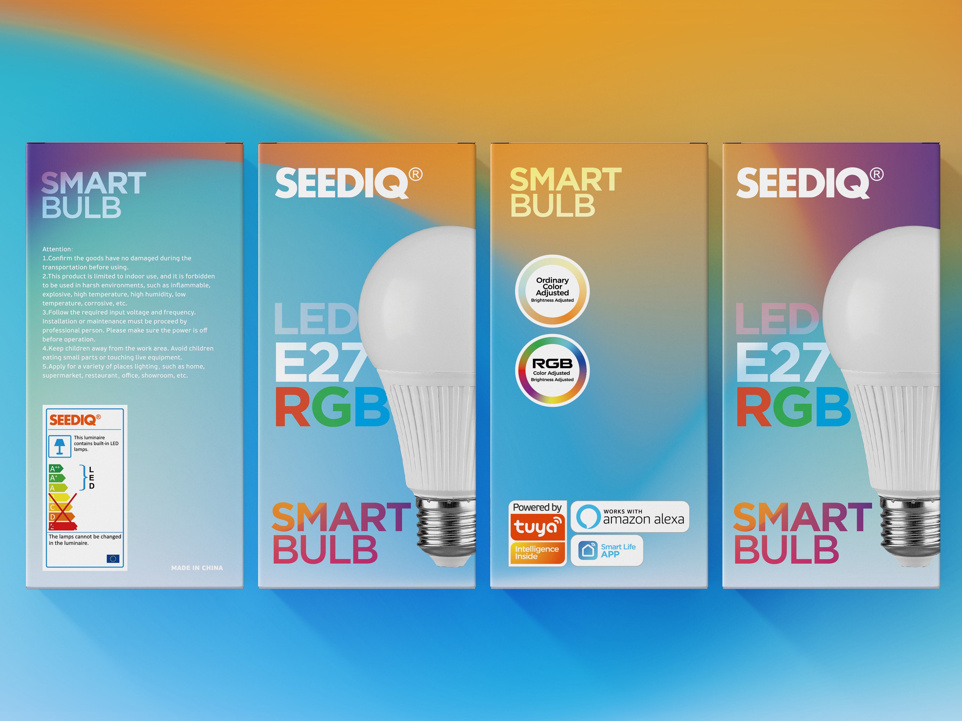 SEEDIQ LED智能球泡 包装设计_PlanB设计-站酷ZCOOL