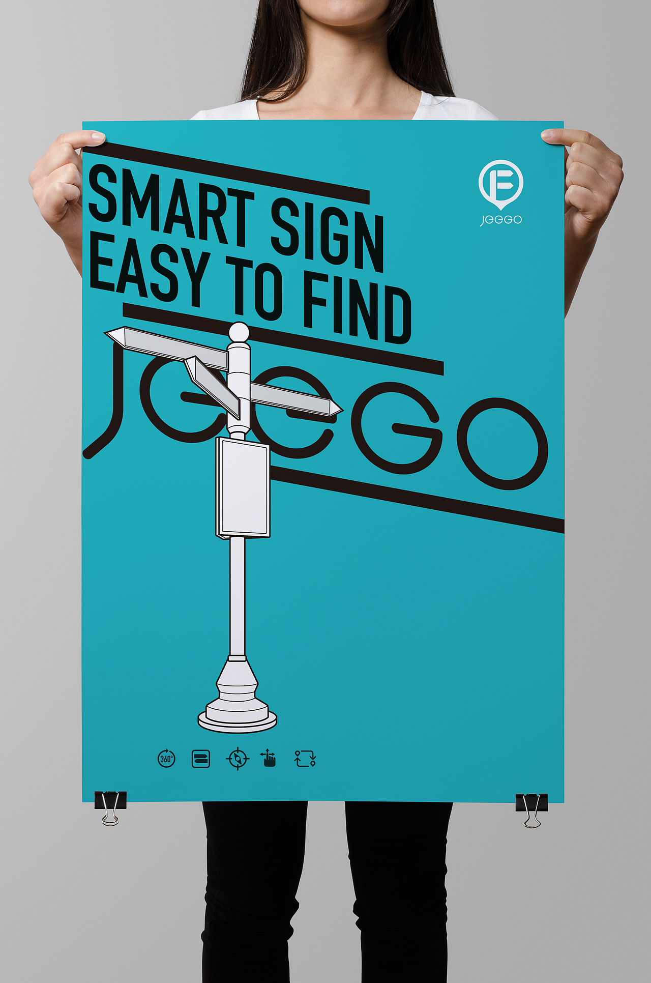 Jeego智能路牌形象设计_王坤Jacky-站酷ZCOOL