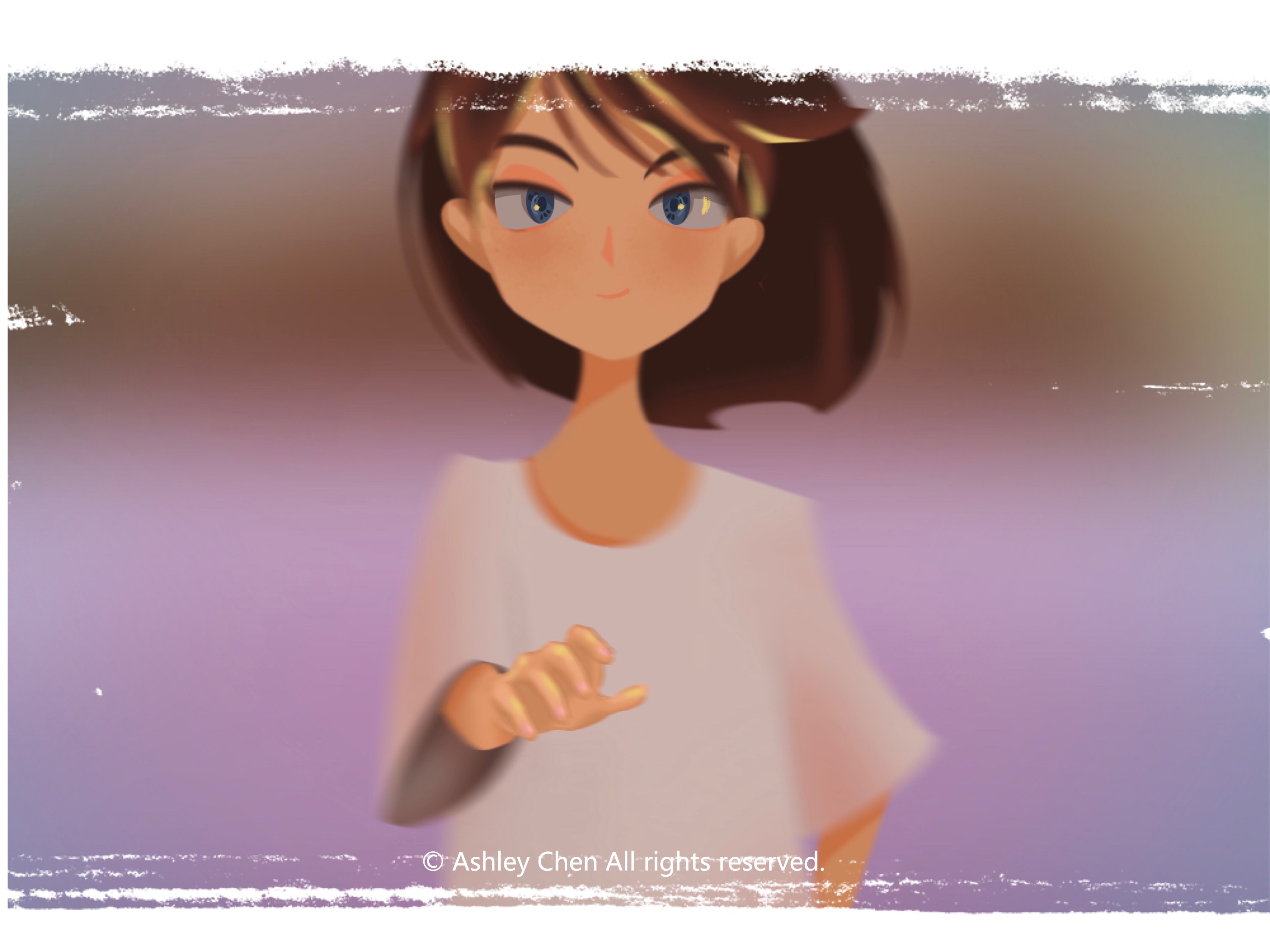 隔空牵手_Ashley金鱼-站酷ZCOOL