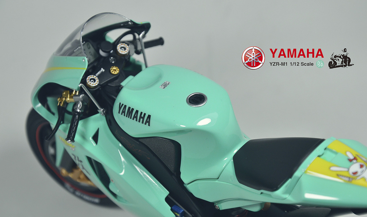 田宫 1:12 雅马哈YZR-M1|手工艺|手办/模玩|一夏南一_原创作品-站酷ZCOOL