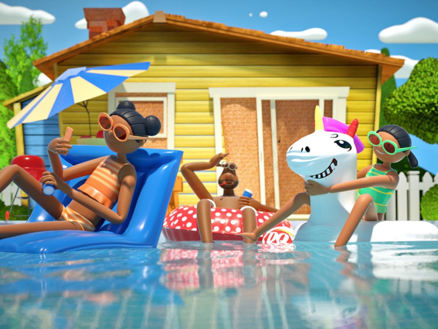 C4D-DQ动画临摹_半路羡-站酷ZCOOL