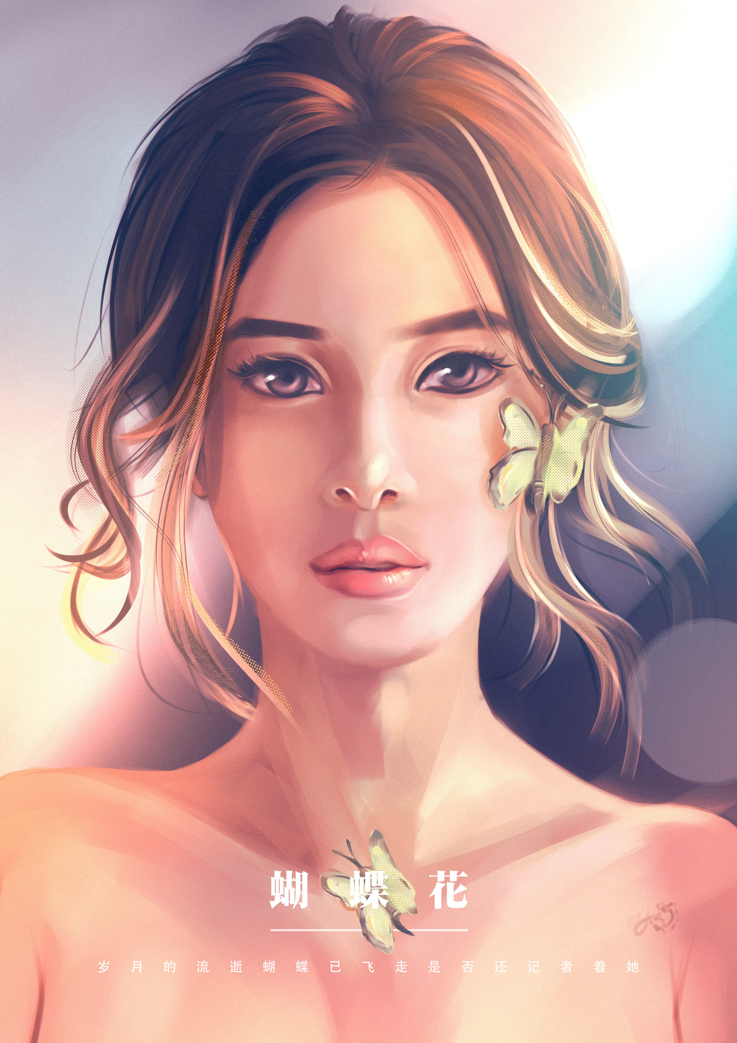 蝴蝶花_livcer-站酷ZCOOL