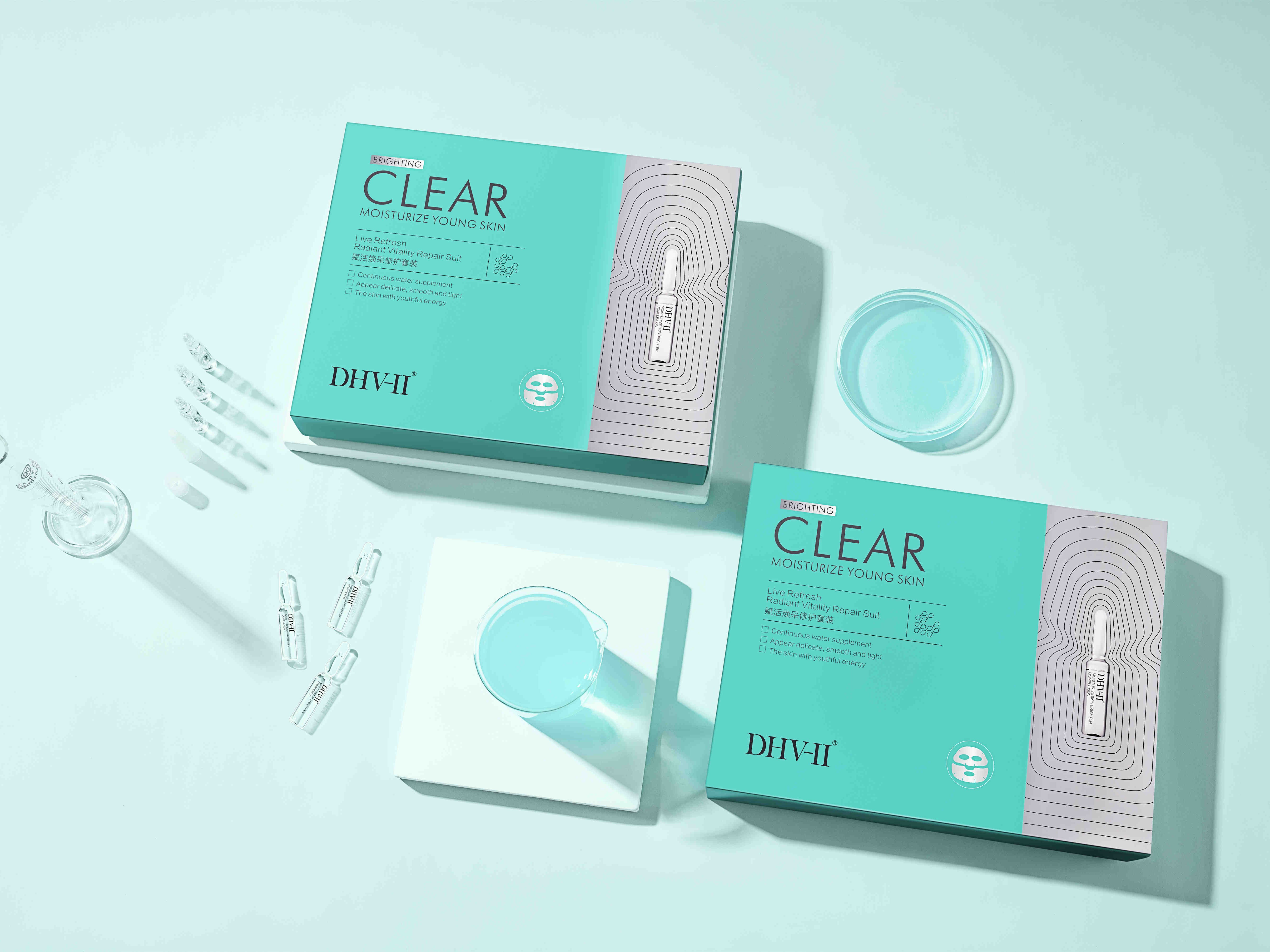 DHV-II赋活焕采修护套装_被风干的鱼-站酷ZCOOL