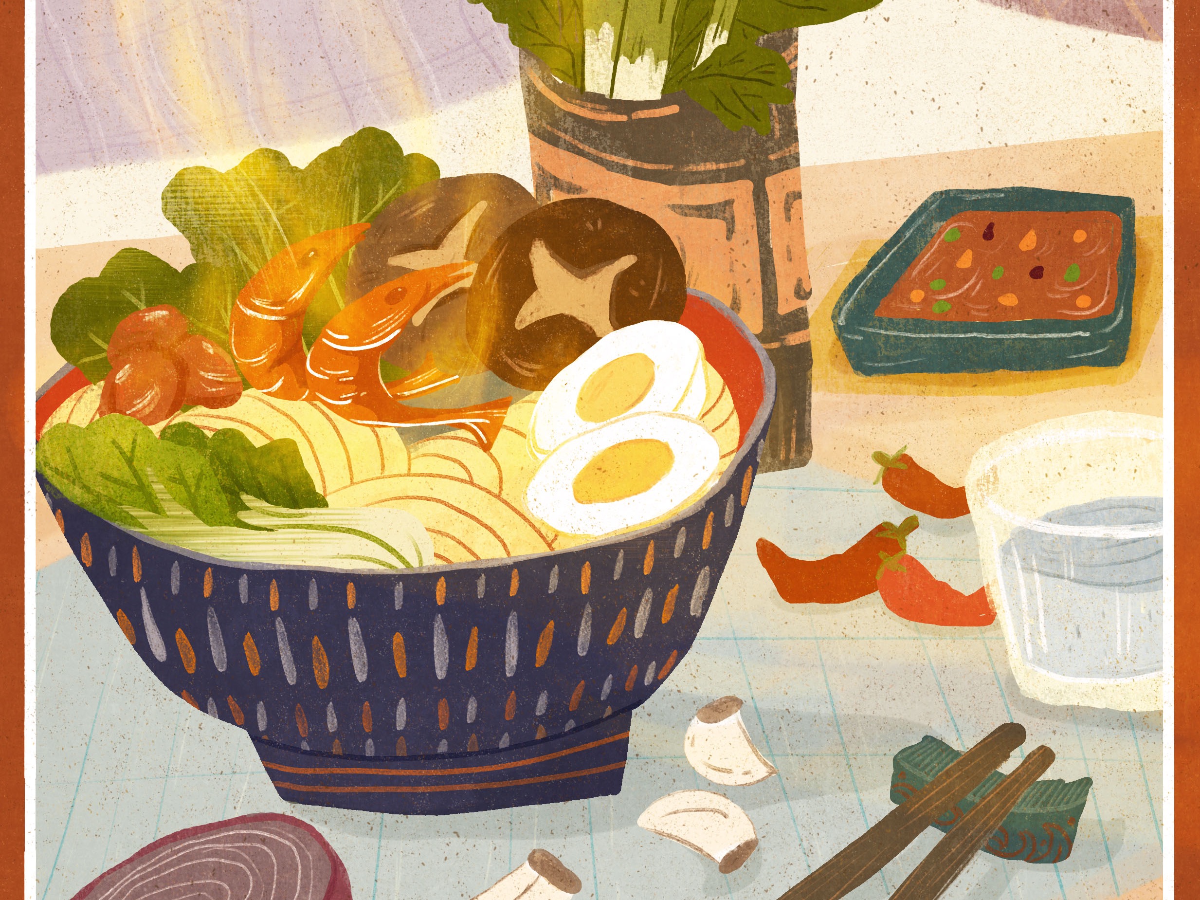 一碗面_wanwan93-站酷ZCOOL